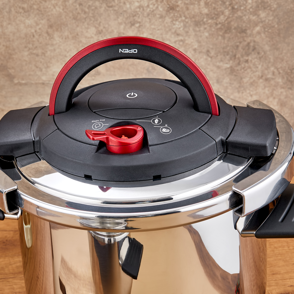 Taç VitaMaster 2'li 4+6 Litre Indüksiyon Tabanlı Düdüklü Tencere Seti ...