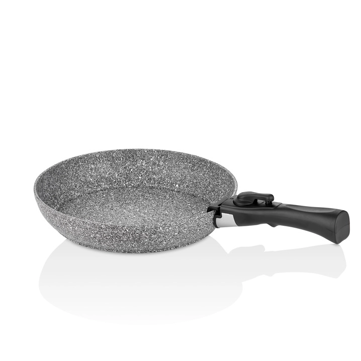 Taç Easy Connect 3'lü Tak Çıkar Saplı Tava Seti Gri - TAC-4991